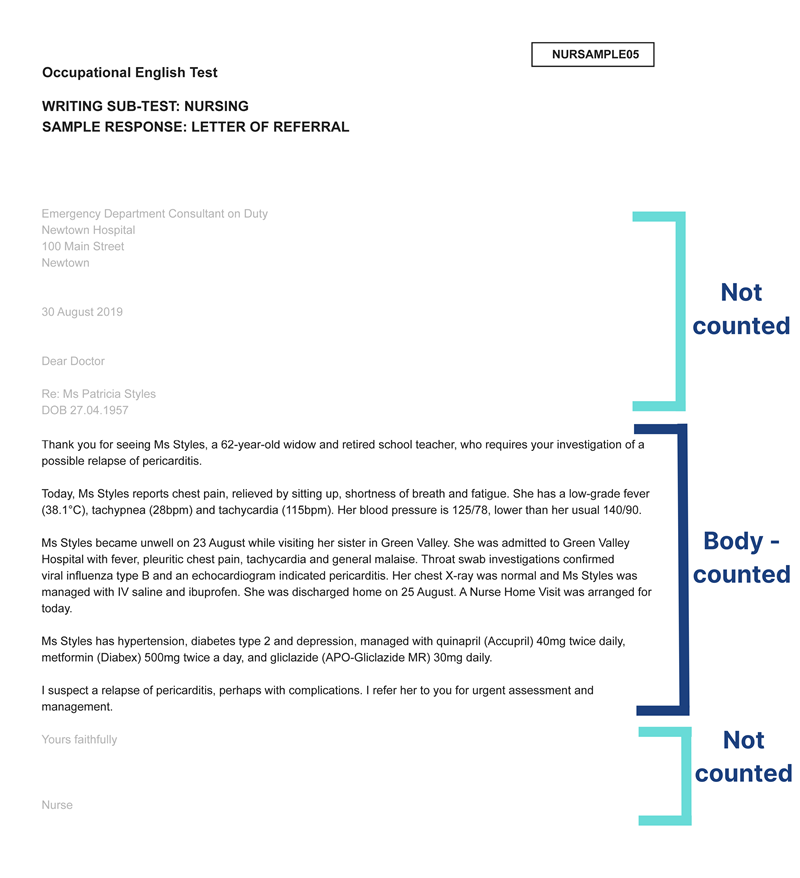 OET Writing: Is there a word limit for OET Writing sub-test? | OET OET Writing: Is there a word limit for OET Writing sub-test? | OET